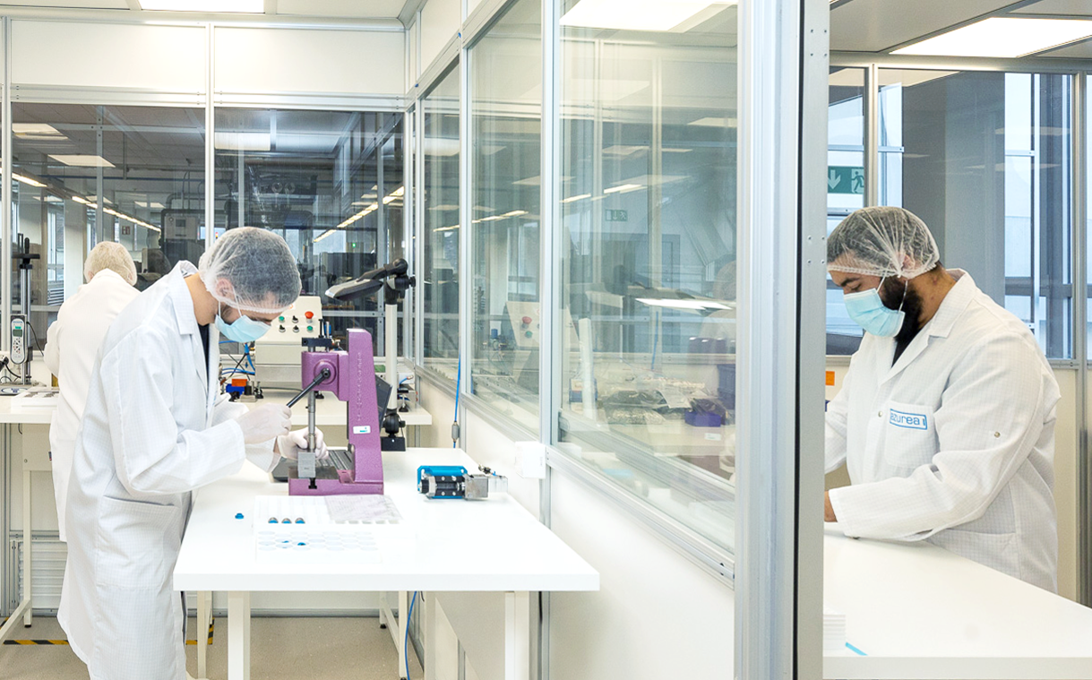 How do you ensure the production of a device with complex materials ...